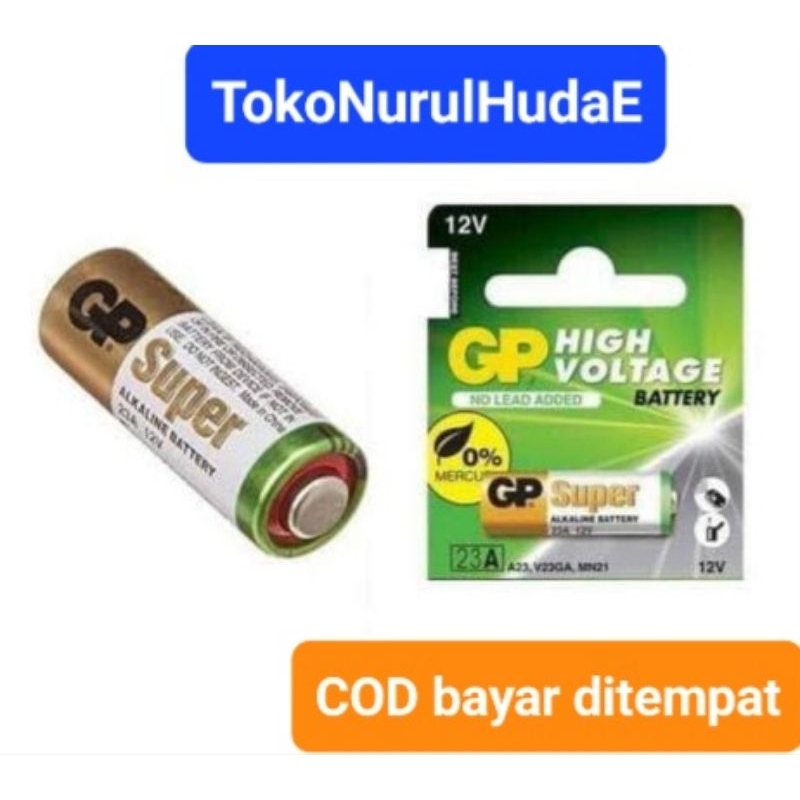 Jual baterai 23A 12v GP high voltage | Shopee Indonesia