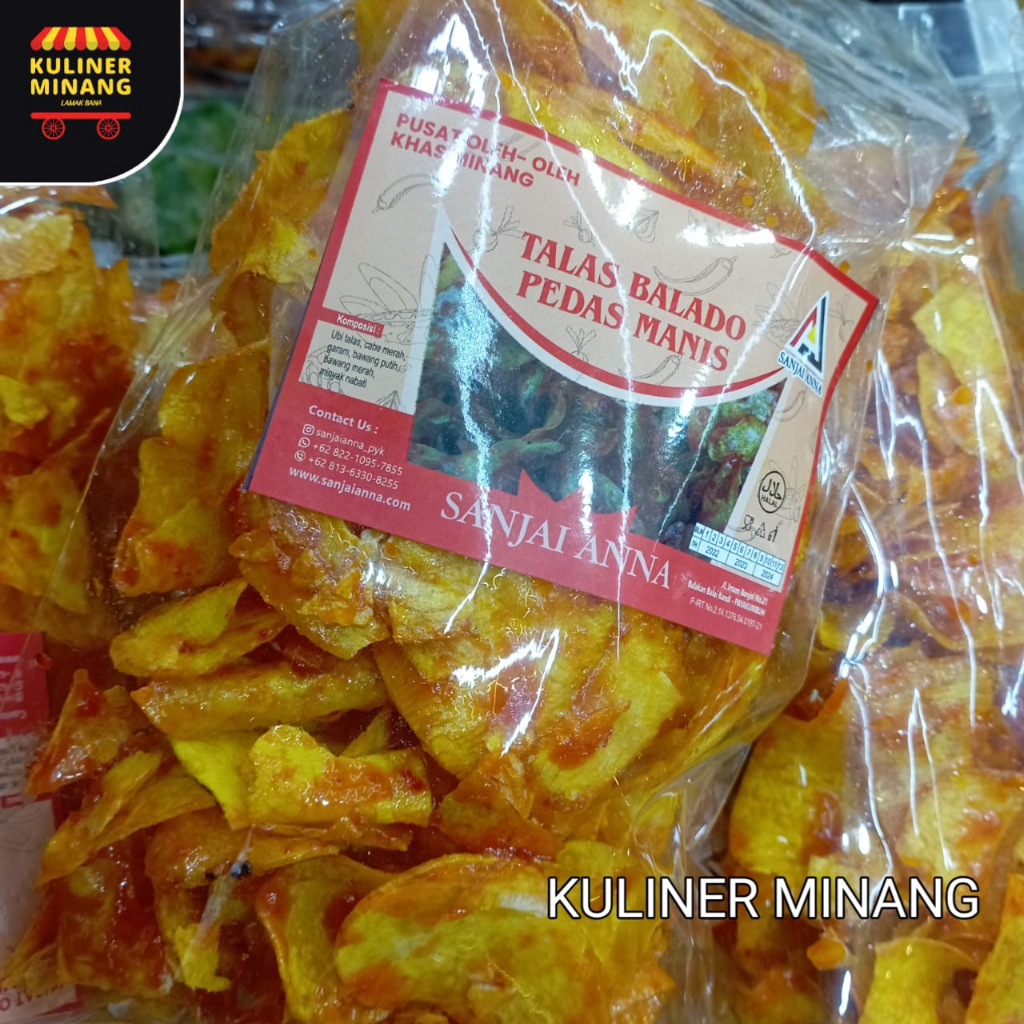 Jual Kripik Talas Balado X Pedas Manis Anna 3 Saudara Oleh-Oleh Asli ...