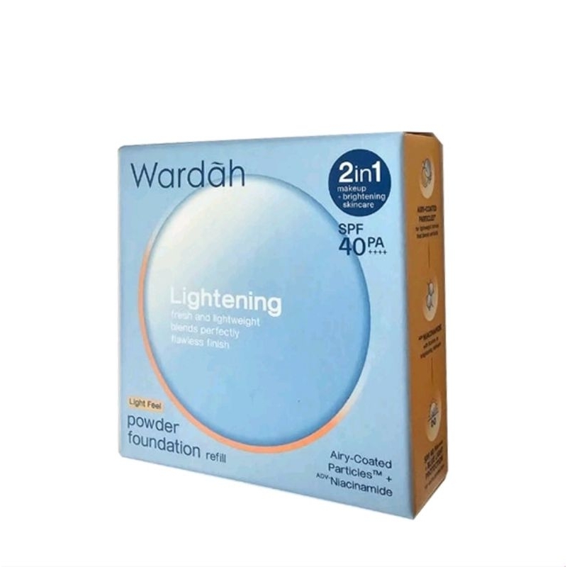 Jual New Packaging Wardah Refiil Lightening Powder Foundation| Bedak ...