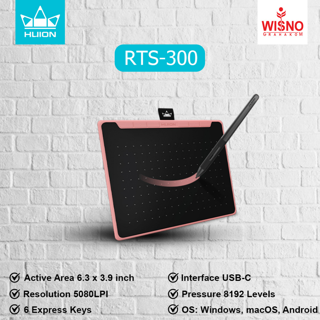Jual Pen Tablet Huion RTS300 Garansi Resmi Indonesia | Shopee Indonesia