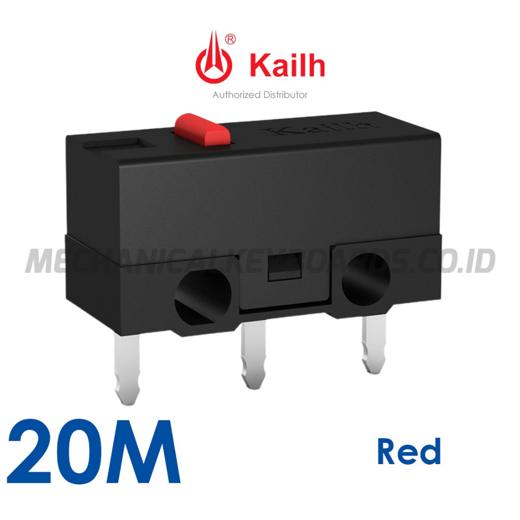 Jual Kailh CMI126603D08 Mouse Micro Switch (Red - 20M) | Shopee Indonesia