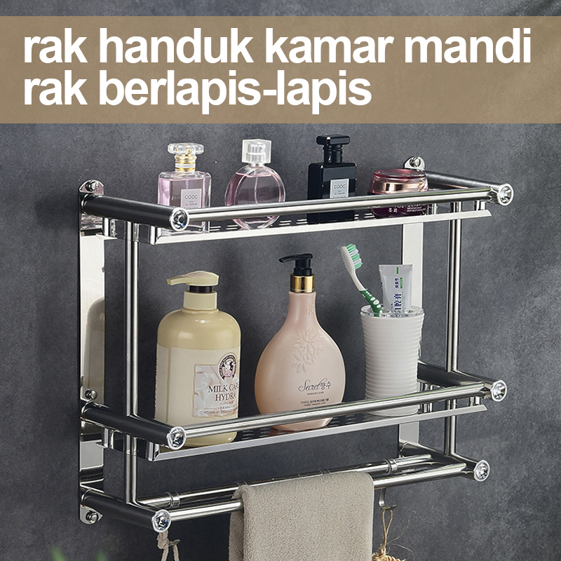 Jual Rak Sabun Dinding Kamar Mandi Rak Toilet Rak Gantung Stainless Rak ...