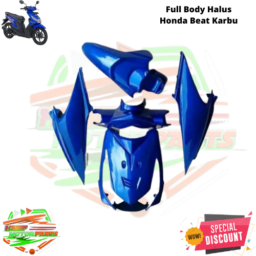 Jual ECERAN! SATUAN! VARIAN FULL BODY BEAT KARBU BIRU TUA / FULL COVER ...