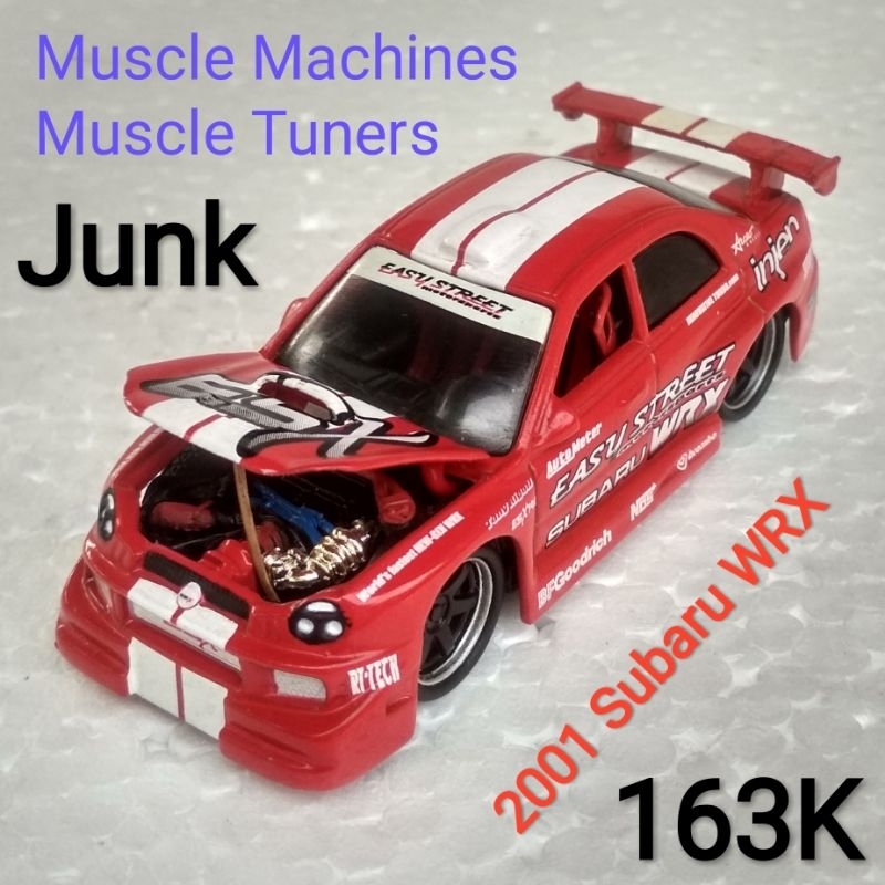Jual Diecast 64 Muscle Machines Tuners 2002 Subaru WRX Open Hood ...