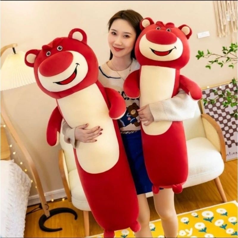 Jual Mainan Boneka Guling Karakter Lotso lucu imut 60cm Halus Lembut ...