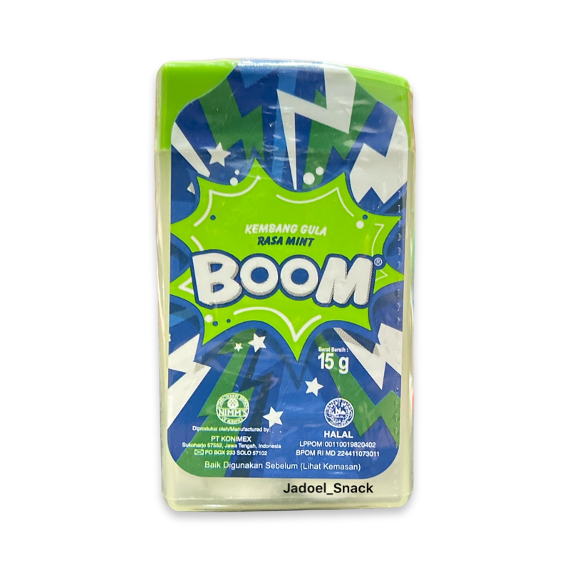 Jual Permen Boom Kotak 15 Gr Rasa Mint by Jadoel_Snack | Shopee Indonesia