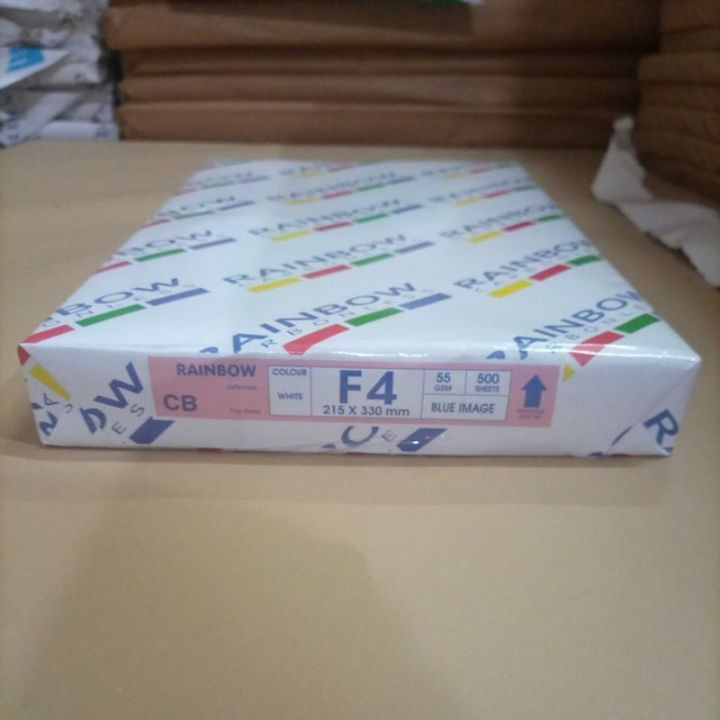 Jual (1 RIM 500 Lembar) KERTAS NCR FOLIO TOP RAINBOW / KERTAS F4 NCR ...