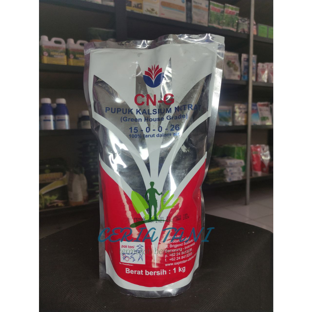 Jual PUPUK CALSIUM NITRAT CN-G PAK TANI 1 KG | Shopee Indonesia