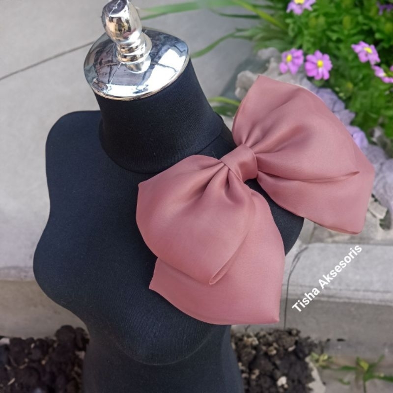 Jual Aplikasi pita besar peniti dusty pink tua untuk baju anak | Shopee ...