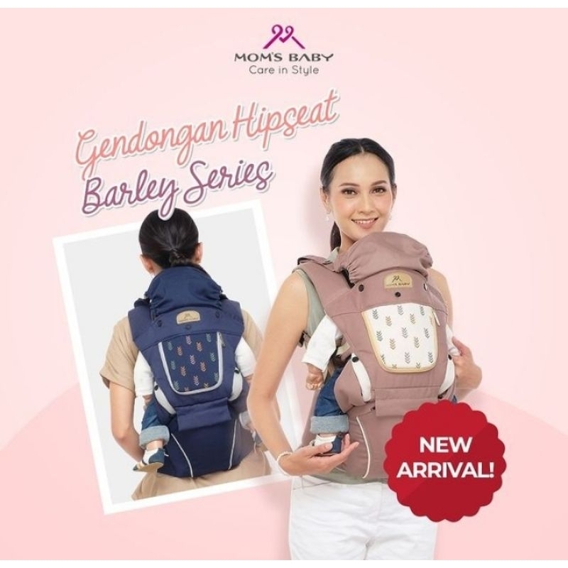 Jual Moms Baby Gendongan Hipseat Airflow + Gendongan 10in1 Barley Series | Shopee Indonesia
