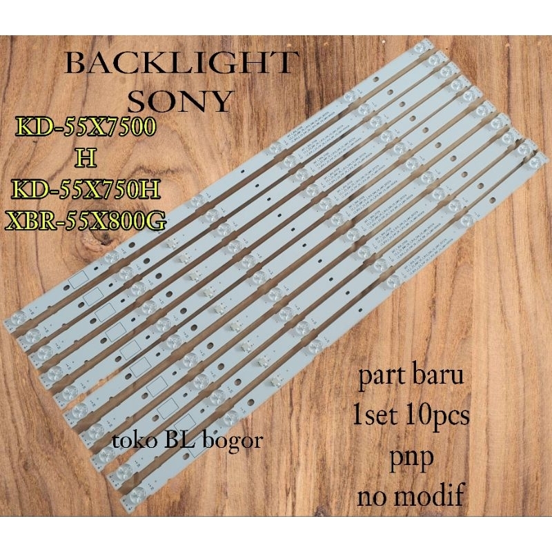 Jual LAMPU LED BL BACKLIGHT TV SONY KD-55X7500H 55X7500H 55X750H KD ...