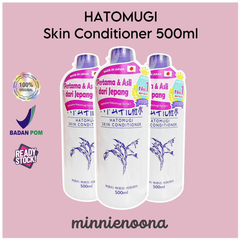 Jual READY HATOMUGI Skin Conditioner 500ml ORIGINAL JAPAN | Shopee ...
