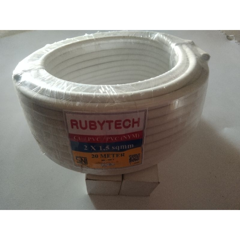 Jual Kabel Nym 2x1.5 Rubytech 20 meter | Shopee Indonesia