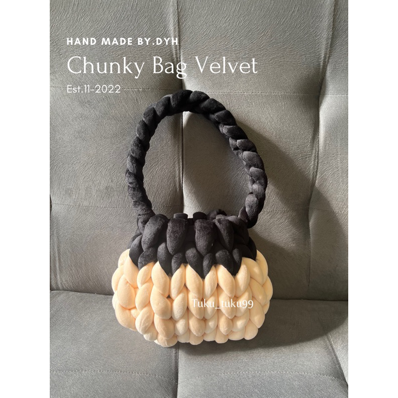 Jual Tas Velvet / Chunky Bag ( READY STOCK ) / Tas Wanita / Tas tangan ...