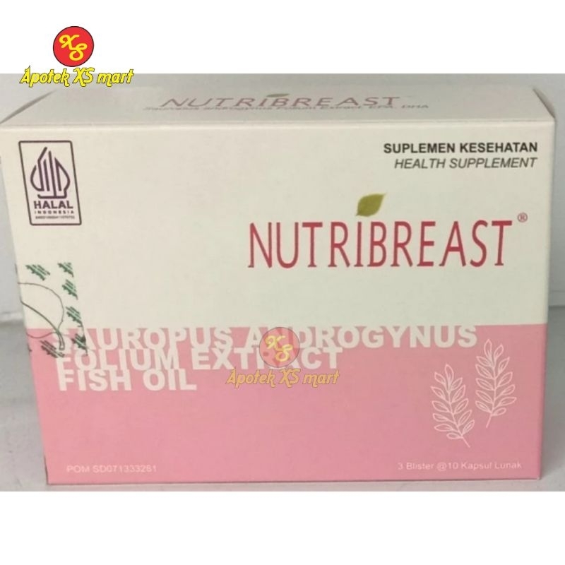 Jual NUTRIBREAST STRIP (10 KAPSUL)– MEMBANTU MENINGKATKAN PRODUKSI ASI ...