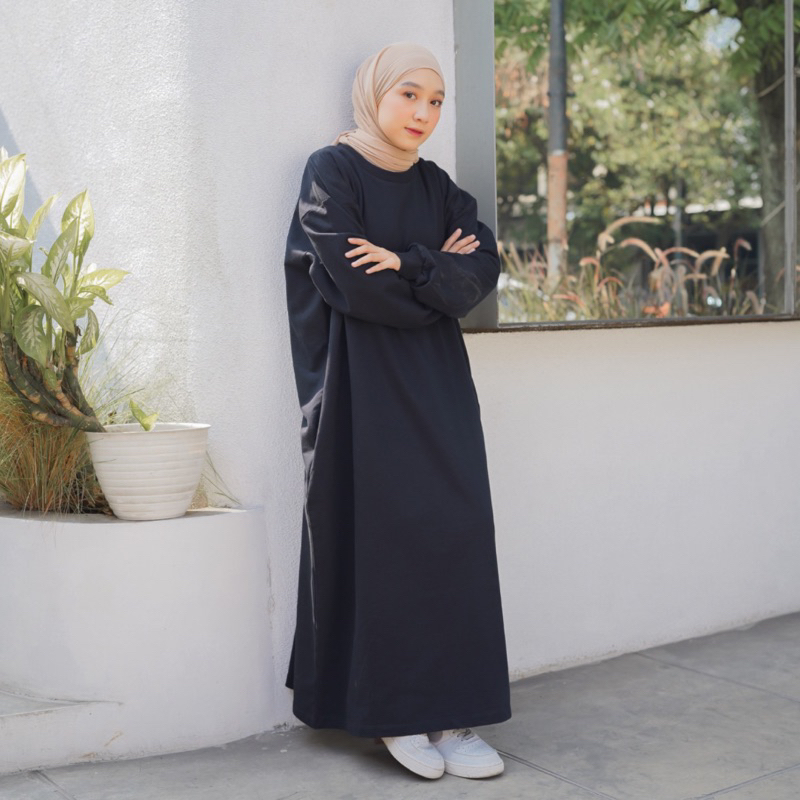 Jual Kirei Outfit- Kina Oversized Basic Terry Dress Busui & Nonbusui ...