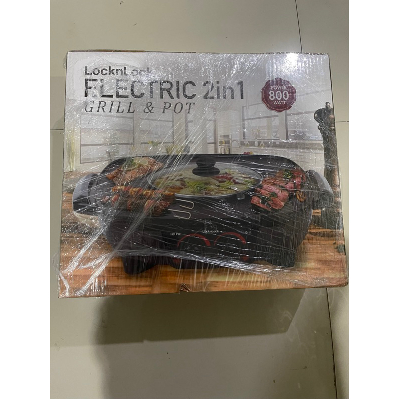Jual BIG SALE!!! Lock n Lock Electrical Grill 2 in 1 | Shopee Indonesia