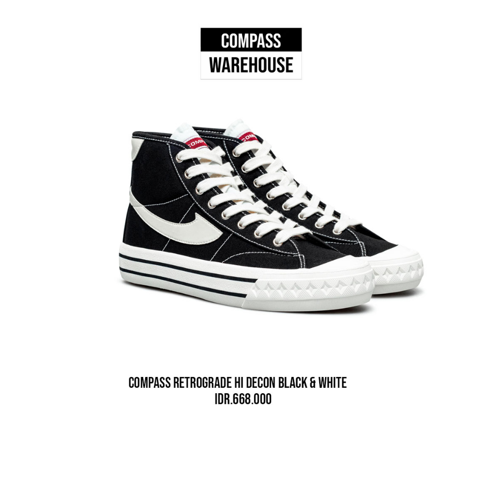 Jual Compass Retrograde Hi Decon Black White | Shopee Indonesia