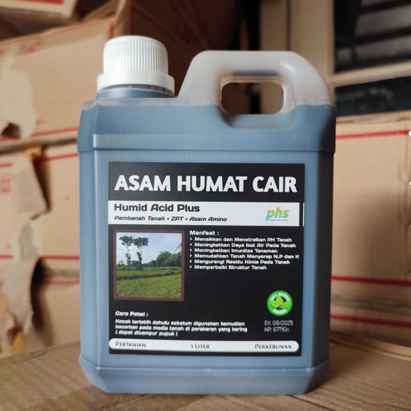 Jual Asam Humat Cair Plus 1 Liter Microba Pembenah Tanah Plus ZPT | Shopee Indonesia