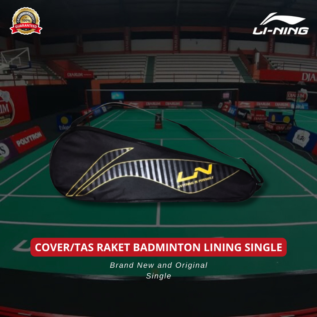 Jual COVER/TAS RAKET BADMINTON LINING SINGLE | BRAND NEW 100% ORIGINAL ...