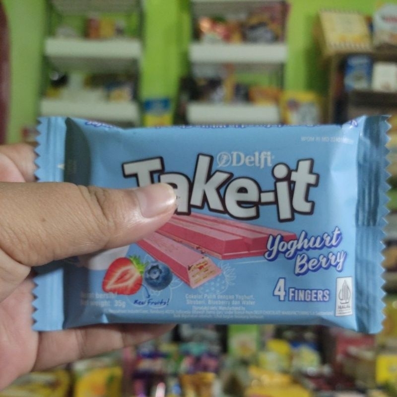 Jual take it chocolate wafer 4 finger | Shopee Indonesia