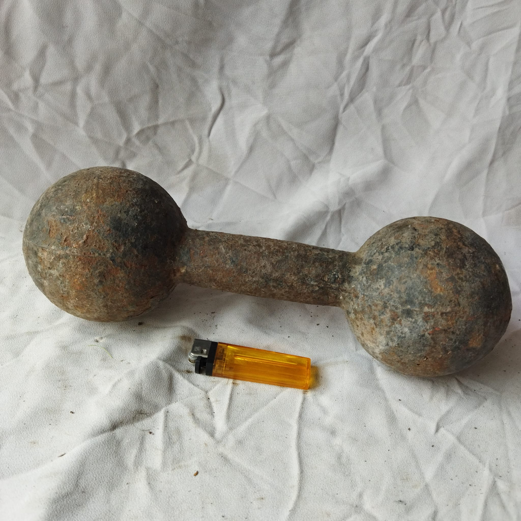 Jual Vintage Barbell Besi Padat 10,5 kg | Shopee Indonesia