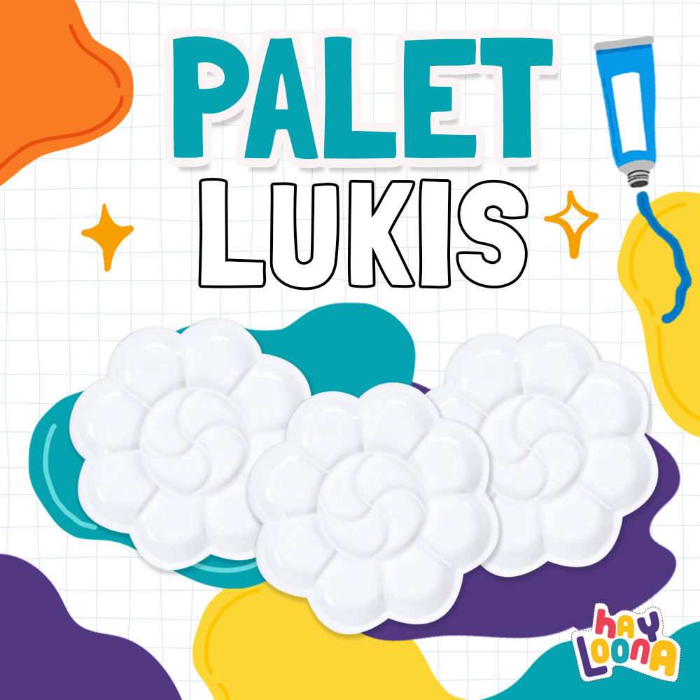 Jual Palet Color Palette Warna Putih Estetik Ukuran Mini | Shopee Indonesia