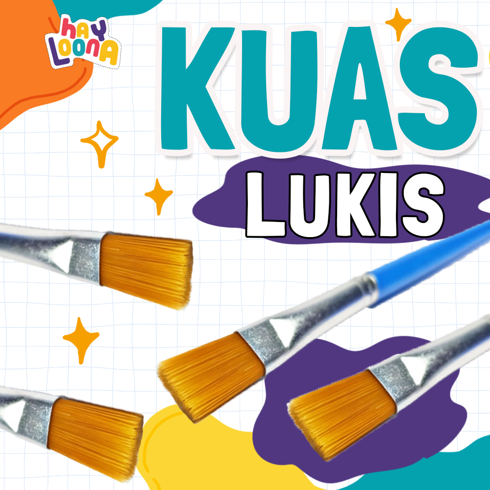 Jual Kuas Lukis Paint Brush Aktifitas Melukis Mewarnai Anak TK PAUD ...
