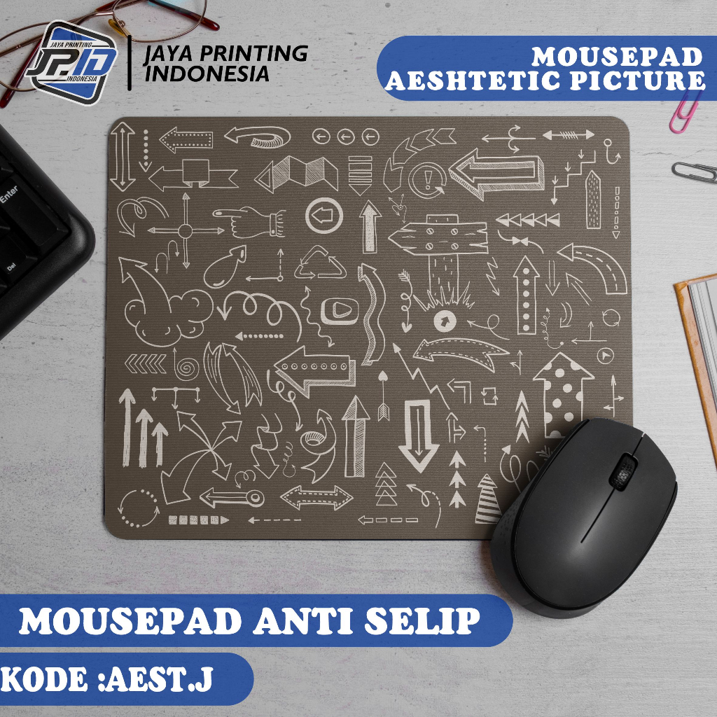 Jual JPID MousePad Aesthetic - Alas Mouse Karakter Mouse Pad Motif ...