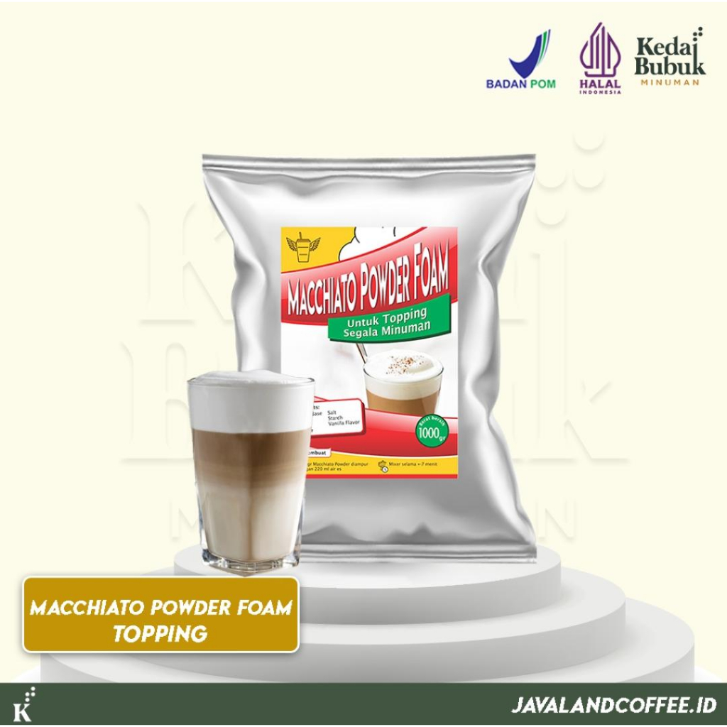 Jual Macchiato Powder Foam 1Kg | Topping Minuman Kekinian | Coffee ...