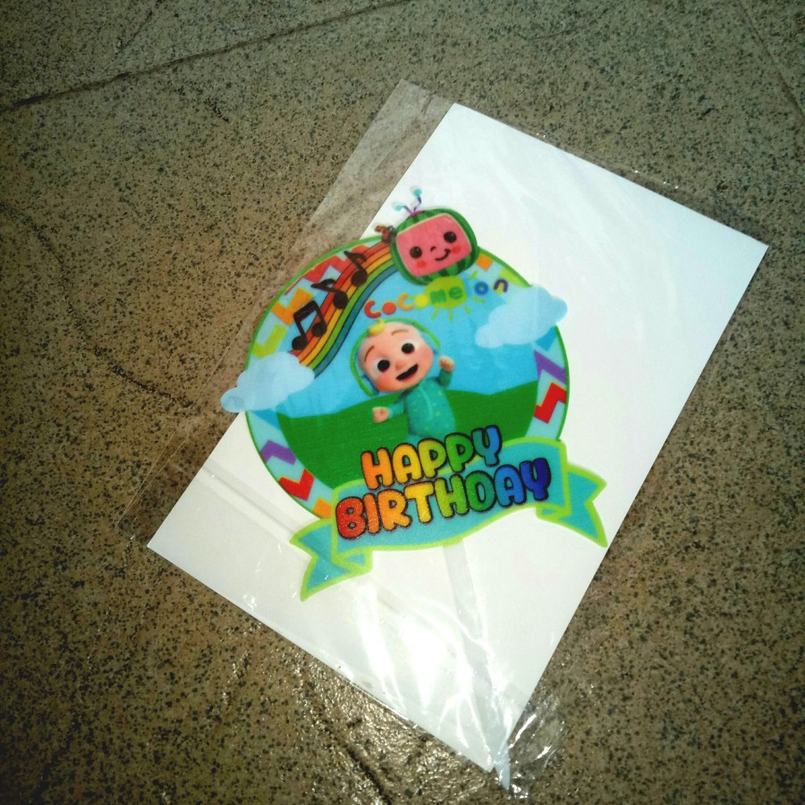 Jual cake topper hiasan kue ulang tahun bahan acrylic akrilik karakter ...