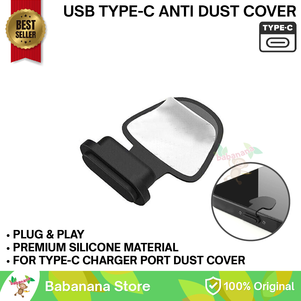 Jual USB TYPE-C DUST COVER PHONE TYPE C TIPE C PENUTUP ANTI DEBU PORT ...