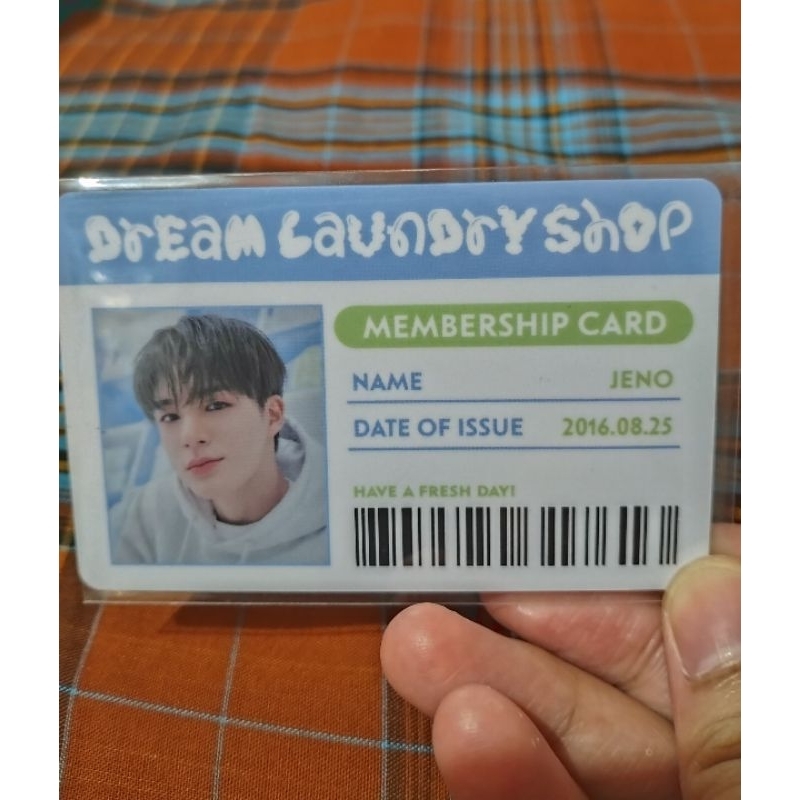 Jual OFFICIAL PHOTOCARD NCT DREAM LAUNDRY SHOP MEMBERSHIP CARD JENO ...