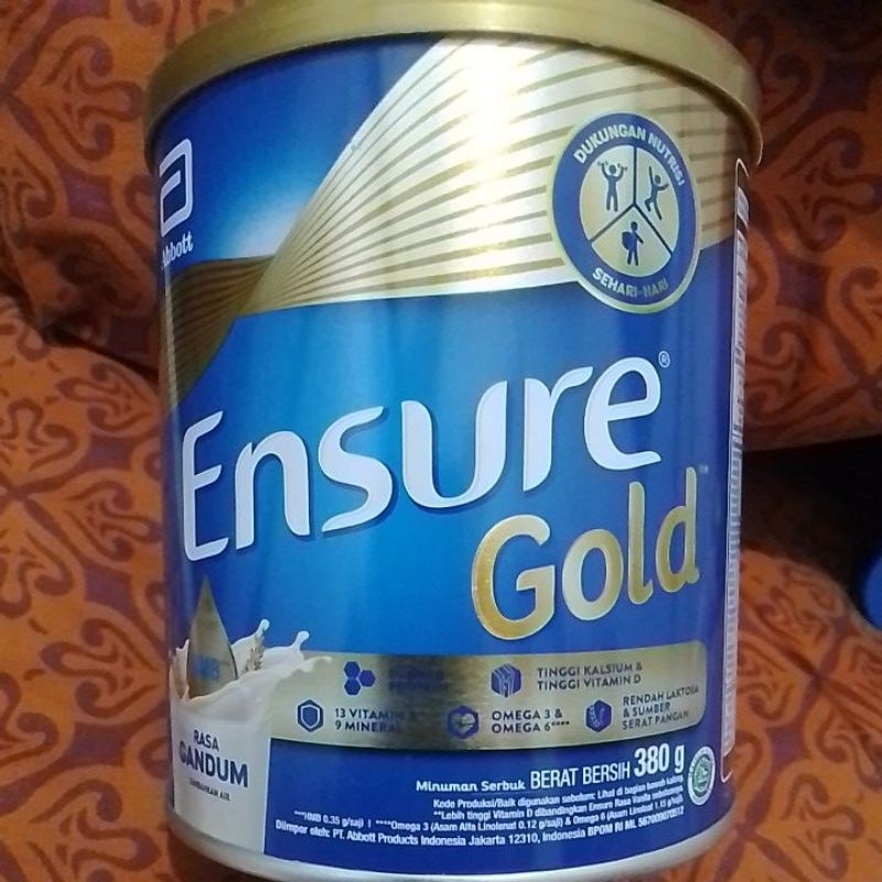 Jual Ensure gold Vanila coklat 380 gram | Shopee Indonesia