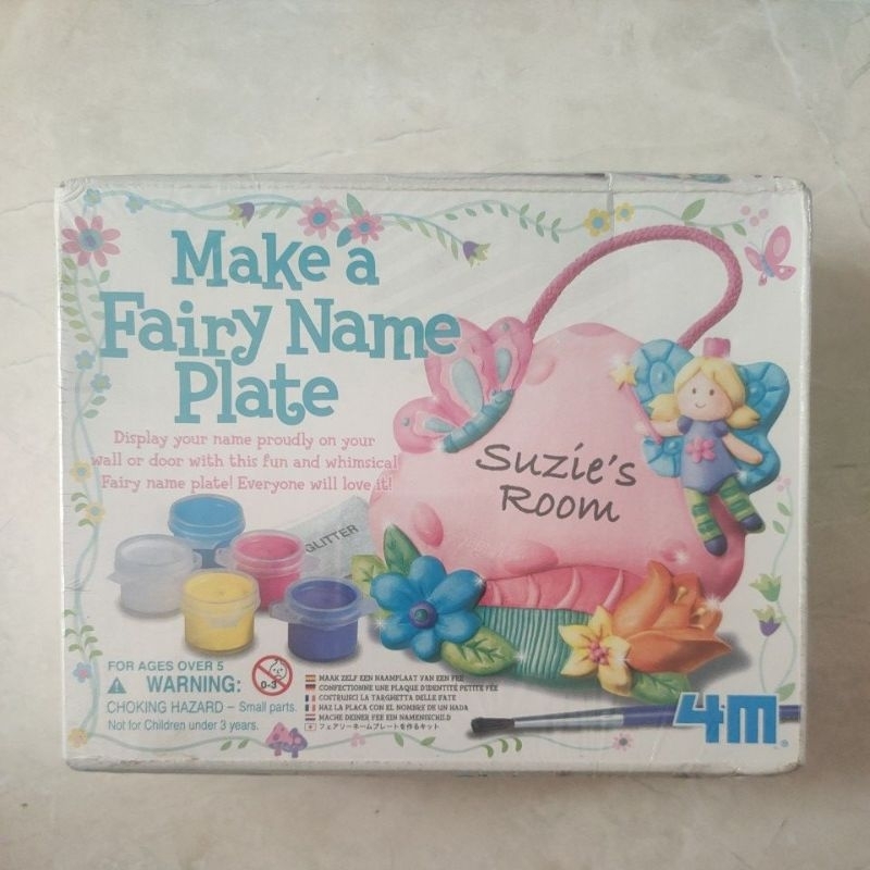 Jual 4m diy make a fairy name plate hiasan nama gantung | Shopee Indonesia