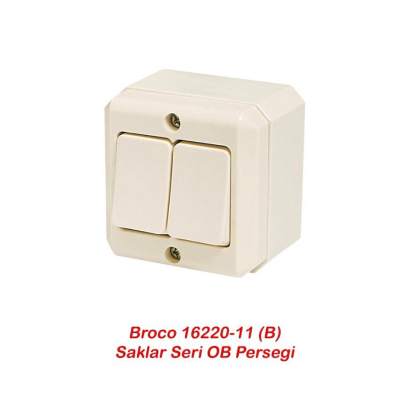 Jual BROCO saklar seri outbow warna cream art 16220 | Shopee Indonesia