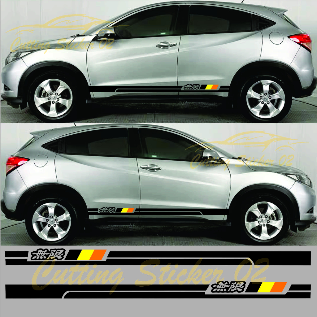 Jual STIKER CUTTING MOBIL HONDA HRV JAZZ MOBILIO CRV CIVIC MUGEN ...