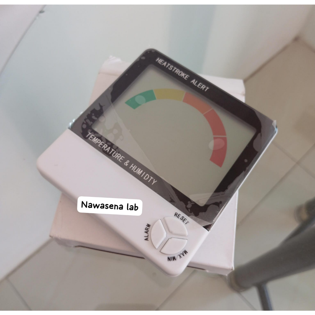 Jual Thermohygrometer with Heat Stroke Alarm DTH-08 | Shopee Indonesia