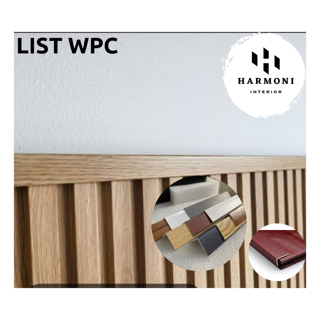 Jual List siku L WPC wall panel / penutup wall panel WPC termurah ...