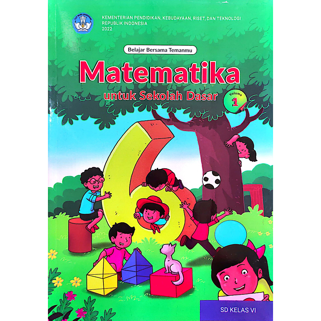 Jual Buku Matematika Kelas 6 Volume 1 SD/MI Kurikulum Merdeka Tahun 2022 | Shopee Indonesia