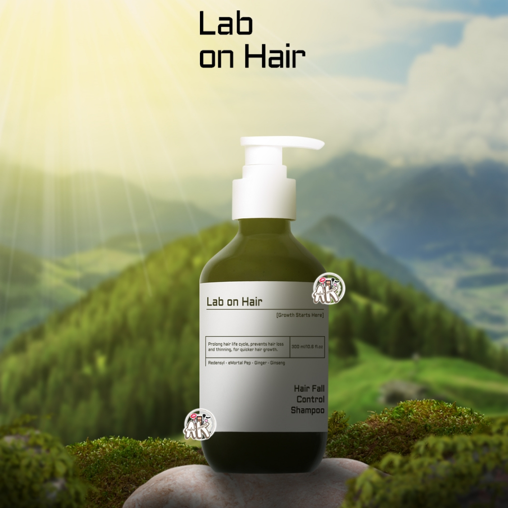 Jual LAB ON HAIR ANTI HAIR FALL SHAMPOO 300ML ( SHAMPOO PERAWATAN ...