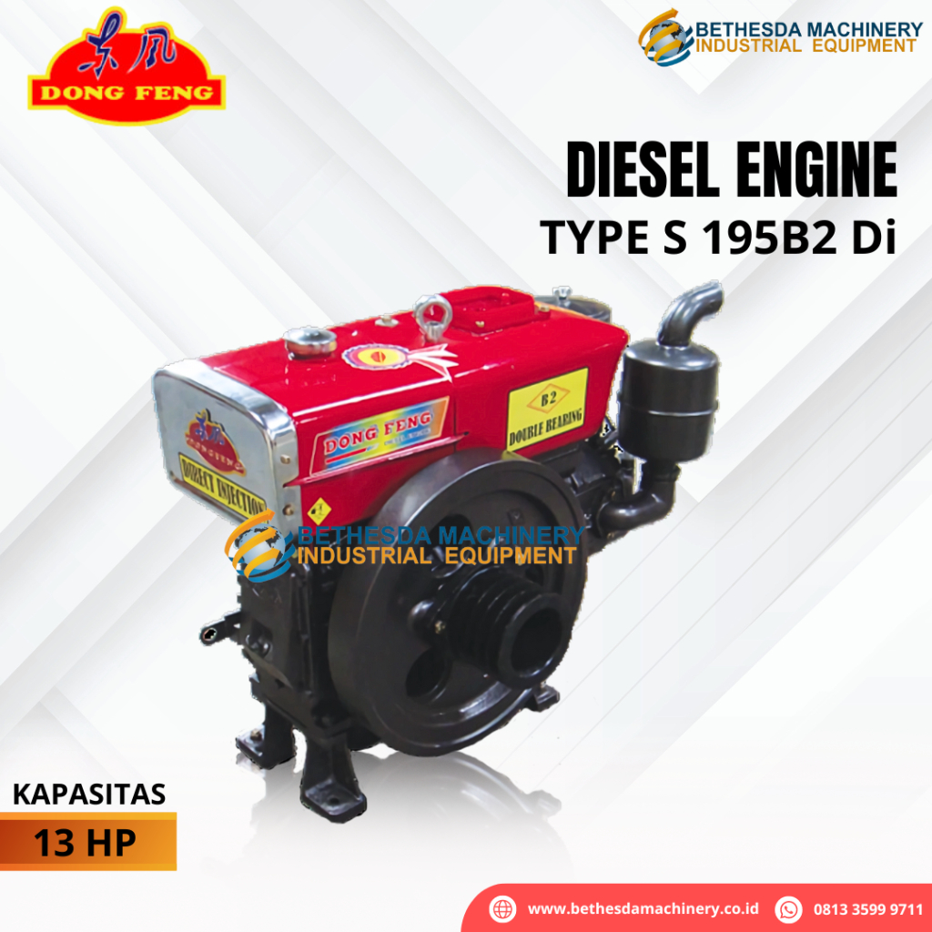Jual Mesin Penggerak DONGFENG S195 B2 di - Mesin Diesel 13 HP / 13 PK ...