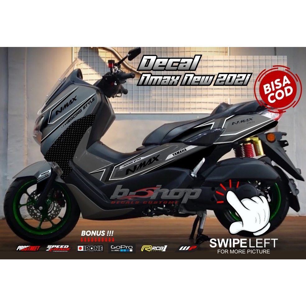 Jual Decal sticker full body YAMAHA NMAX NEW motif grafis simple keren ...