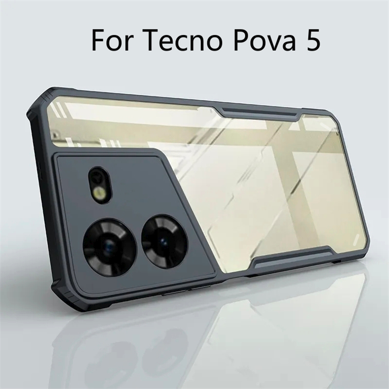 Jual Case Tecno Pova 5 5 PRO Armor Beatle Bumper Transparan Clear Casing | Shopee Indonesia
