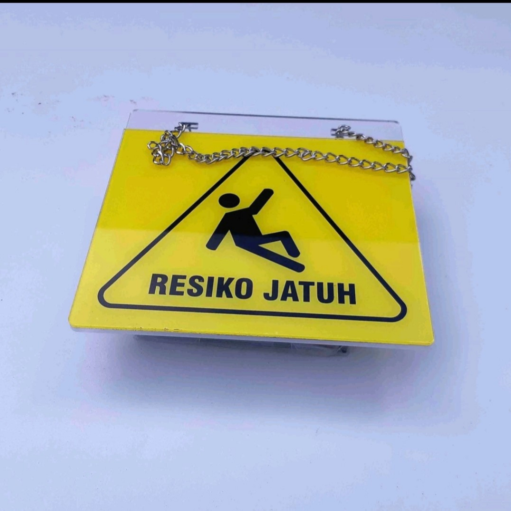 Jual Akrilik Risiko Jatuh, Penanda Bed Pasien dengan Risiko Jatuh ...