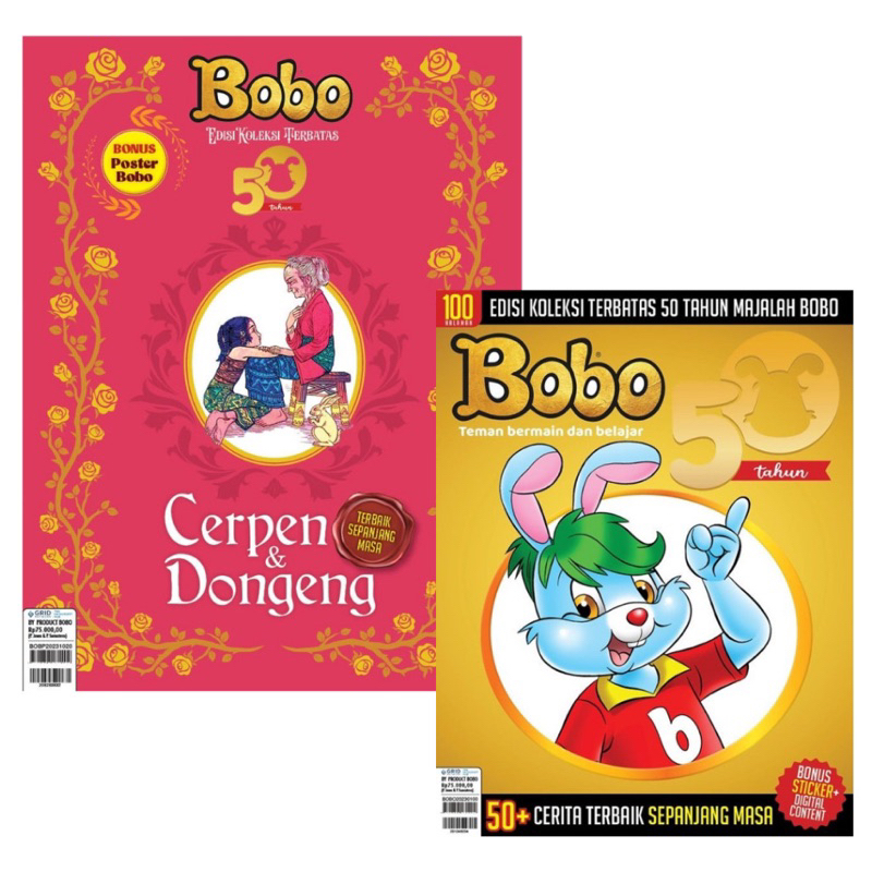 Jual READY STOCK MAJALAH BOBO EDISI KOLEKSI TERBATAS 50 TAHUN | Shopee Indonesia
