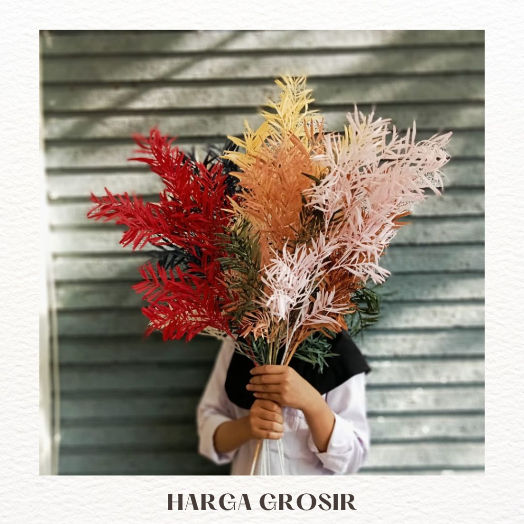 Jual DAUN PALSU BAMBOO LEAVES ARTIFICIAL DAUN PASTEL Daun Bambu ...