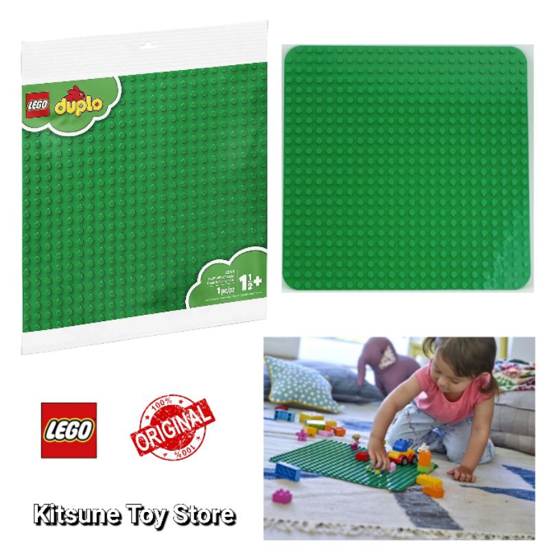 Jual Lego Duplo 2304 Large Green Building Plate Original - Dasar ...