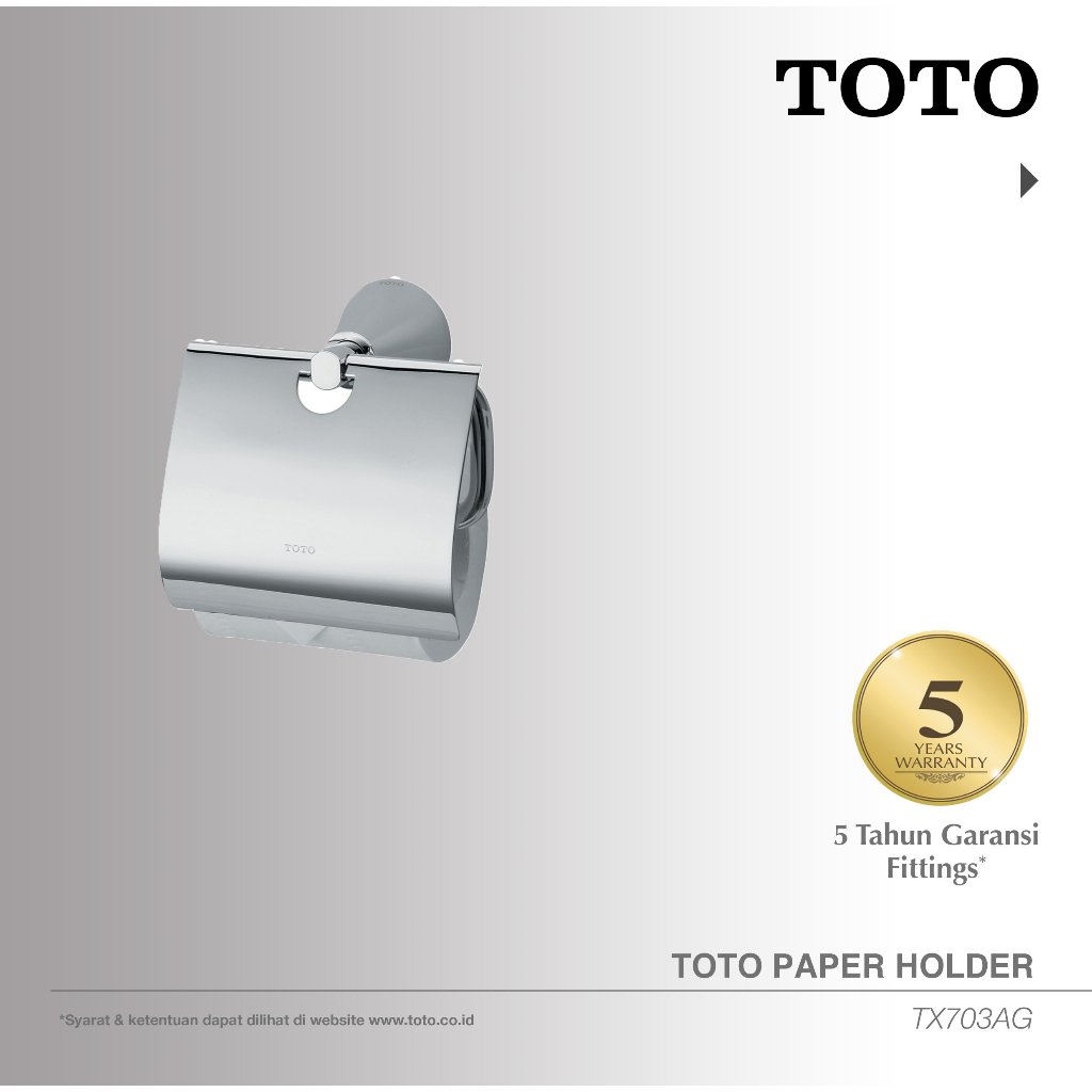 Jual TOTO Gloria Paper Holder / Tempat Tisu TX703AG | Shopee Indonesia
