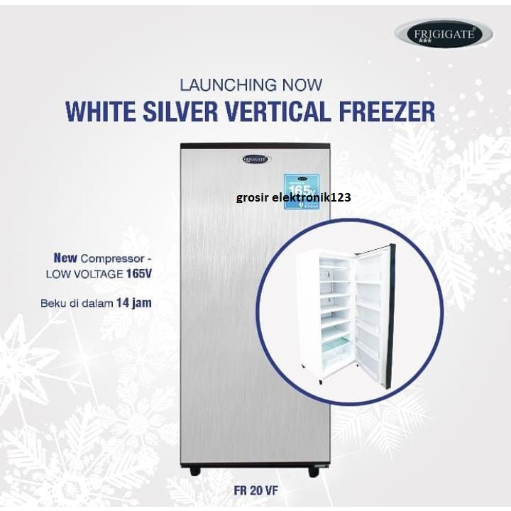 Jual Frigigate FR20VF Upright Freezer / FR 20 VF / FR 20VF | Shopee ...
